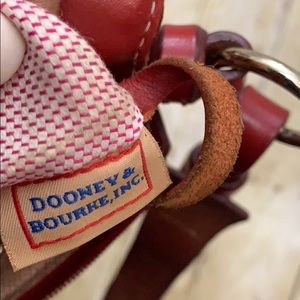 Dooney & Bourke | Bags | Dooney And Bourke Red Canvas Shoulder Handbag ...